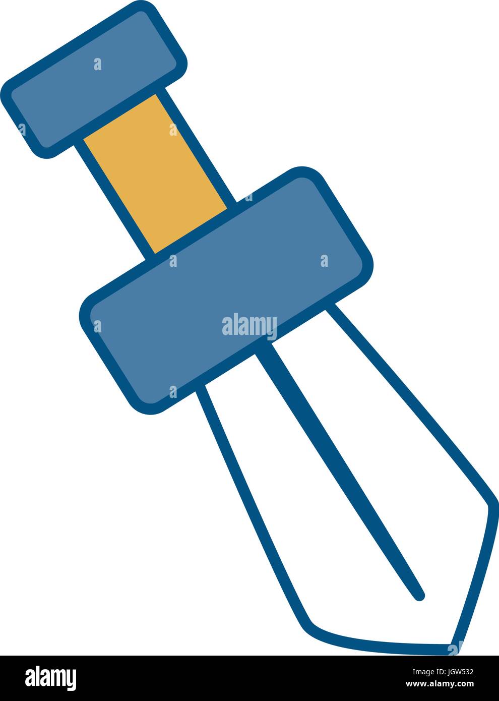 sword icon over white background vector illustration Stock Vector Image ...