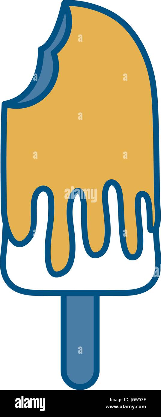 ice cream bar icon over white background vector illustration Stock Vector Image & Art - Alamy