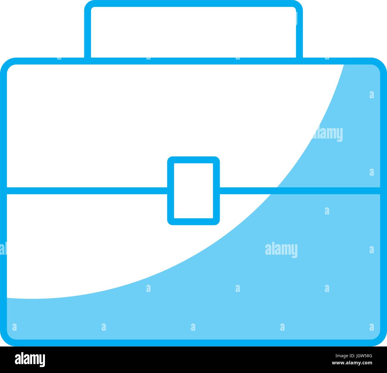 business briefcase icon over white background vector illustration Stock ...