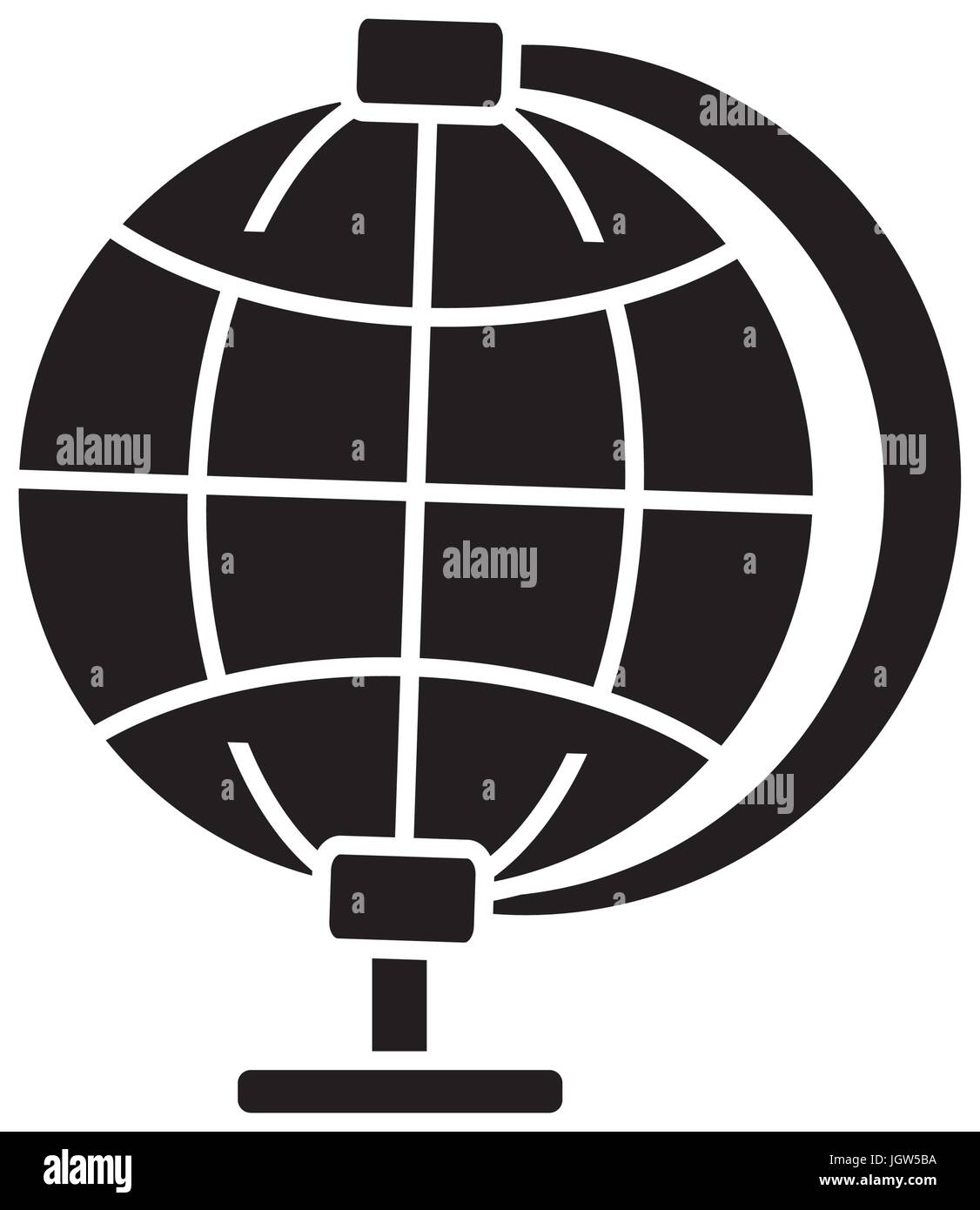 geography tool icon over white background vector illustration Stock ...