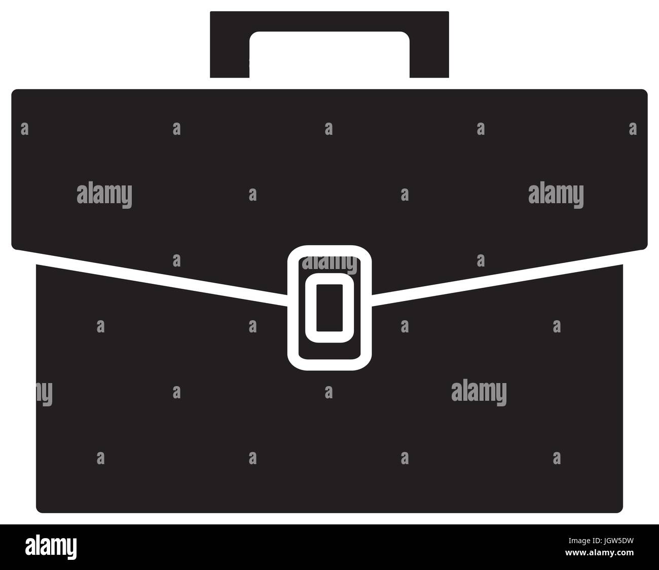 business briefcase icon over white background vector illustration Stock ...