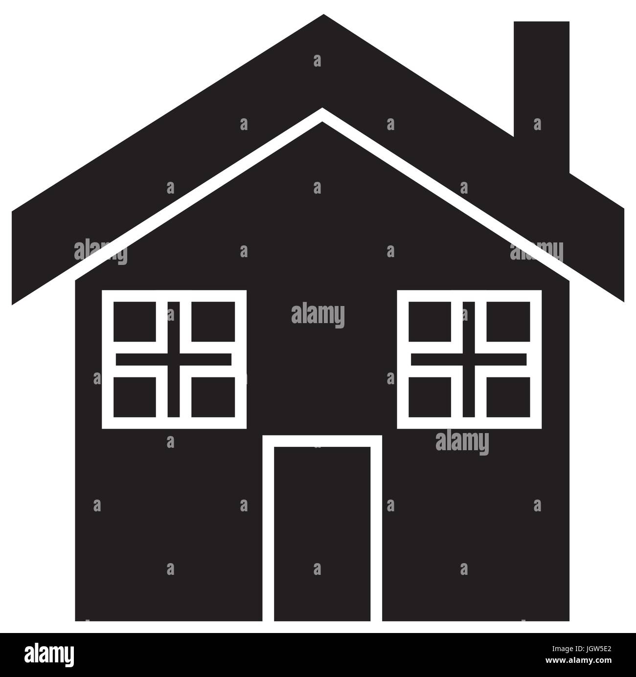 house icon over white background vector illustration Stock Vector Image ...