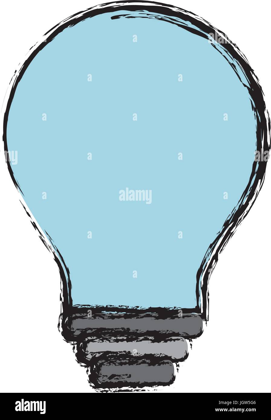 light bulb icon over white background vector illustration Stock Vector ...