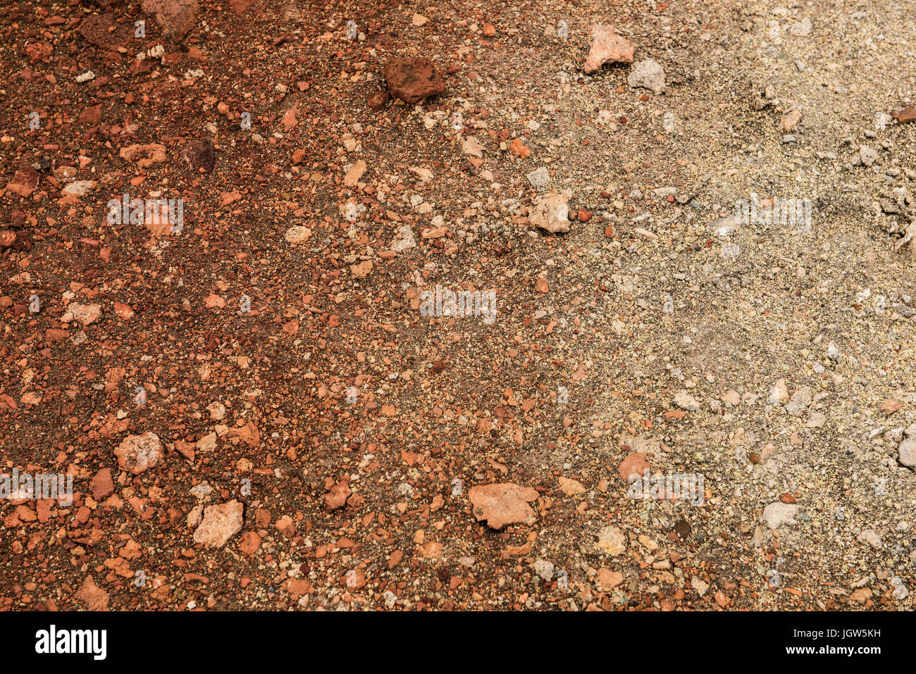 Cracked mud texture from geothermal gas on the ground Stock Photo - Alamy