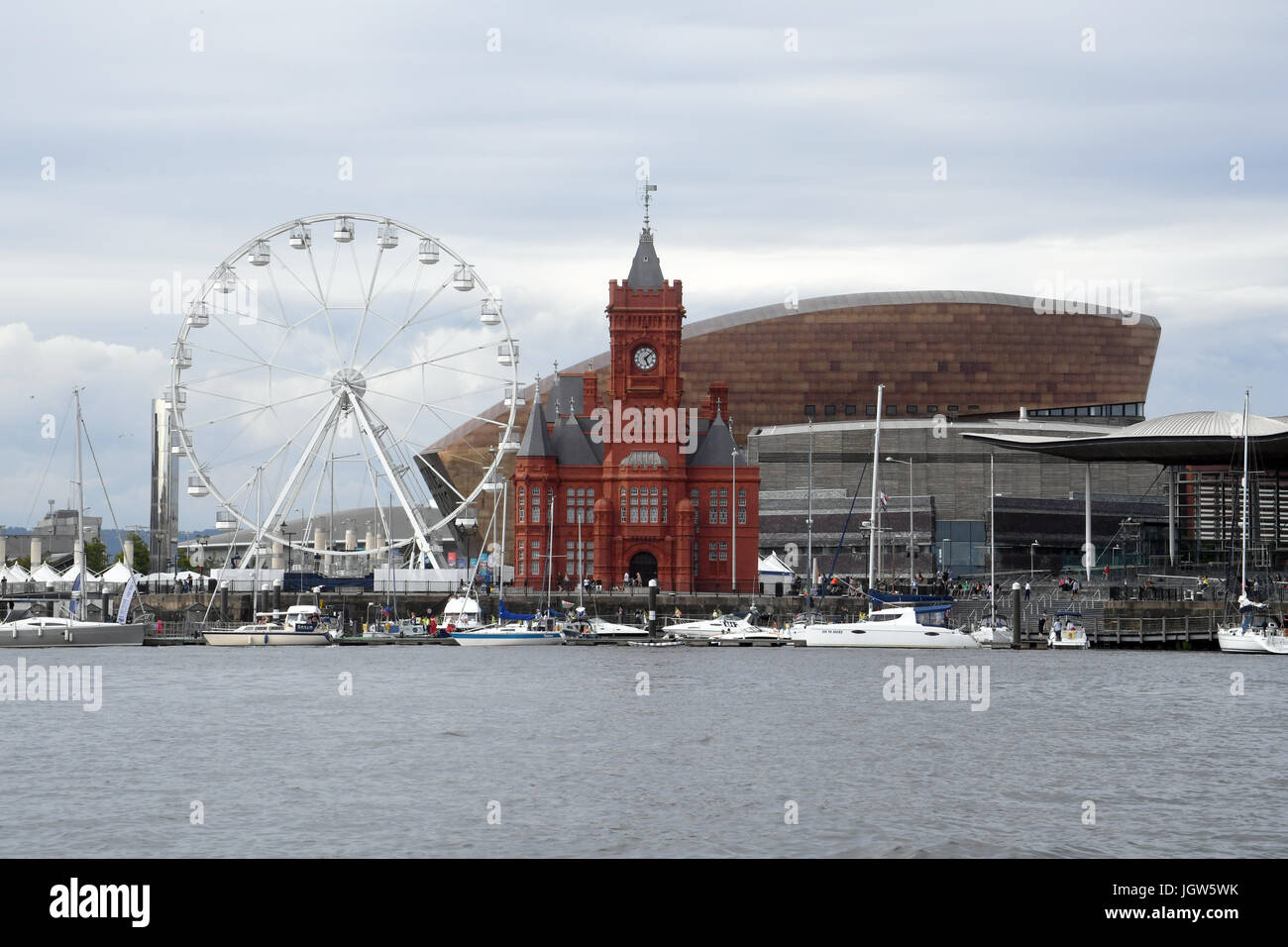 The Pier Head Building at Cardiff Bay Stock Photo - Alamy