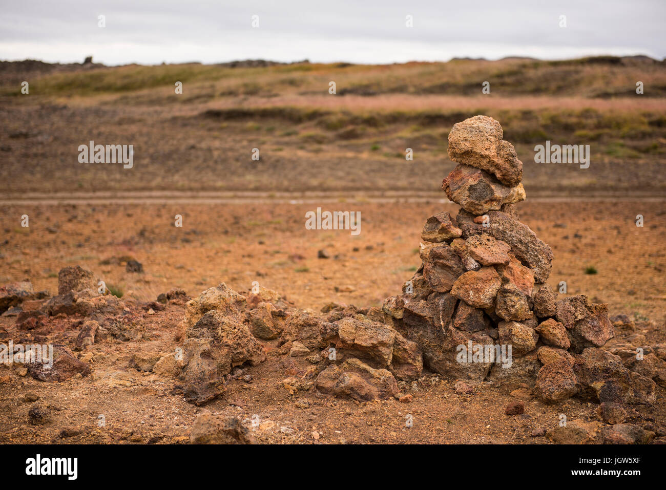 Pile of Icelandic volcanic rocks Stock Photo - Alamy