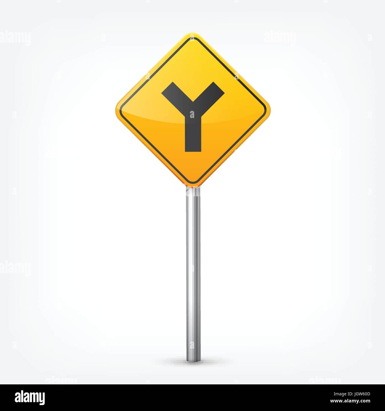Road yellow signs collection isolated on white background. Road traffic ...