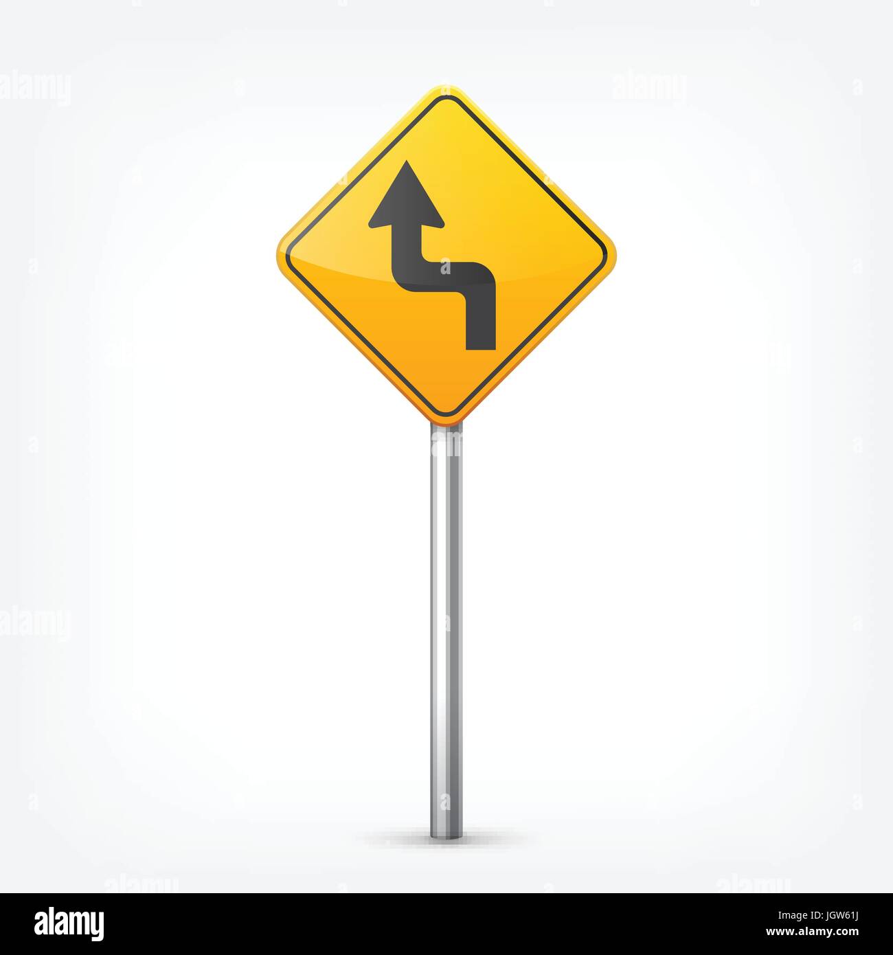 Caution curves Stock Vector Images - Alamy