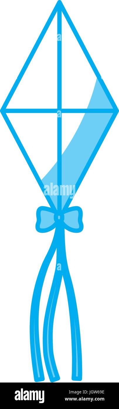 kite icon over white background vector illustration Stock Vector Image ...