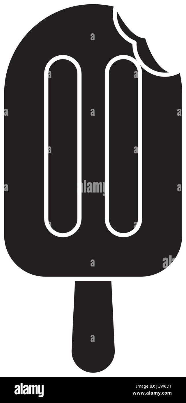 ice cream bar icon over white background vector illustration Stock Vector Image & Art - Alamy