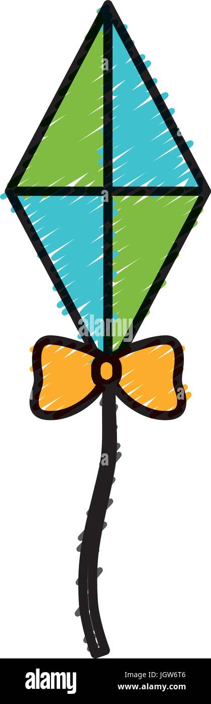 kite icon over white background vector illustration Stock Vector Image ...