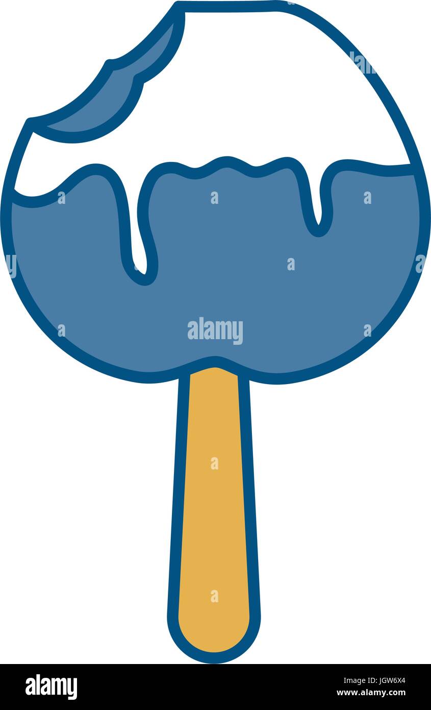 sweet apple fruit icon over white background vector illustration Stock ...