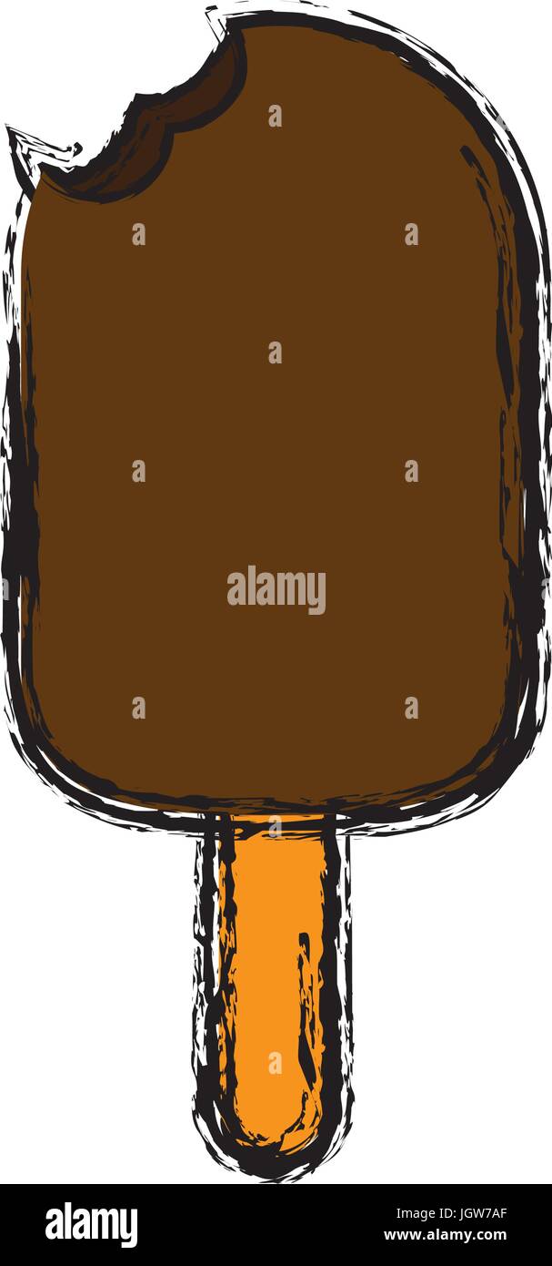 ice cream bar icon over white background vector illustration Stock Vector Image & Art - Alamy