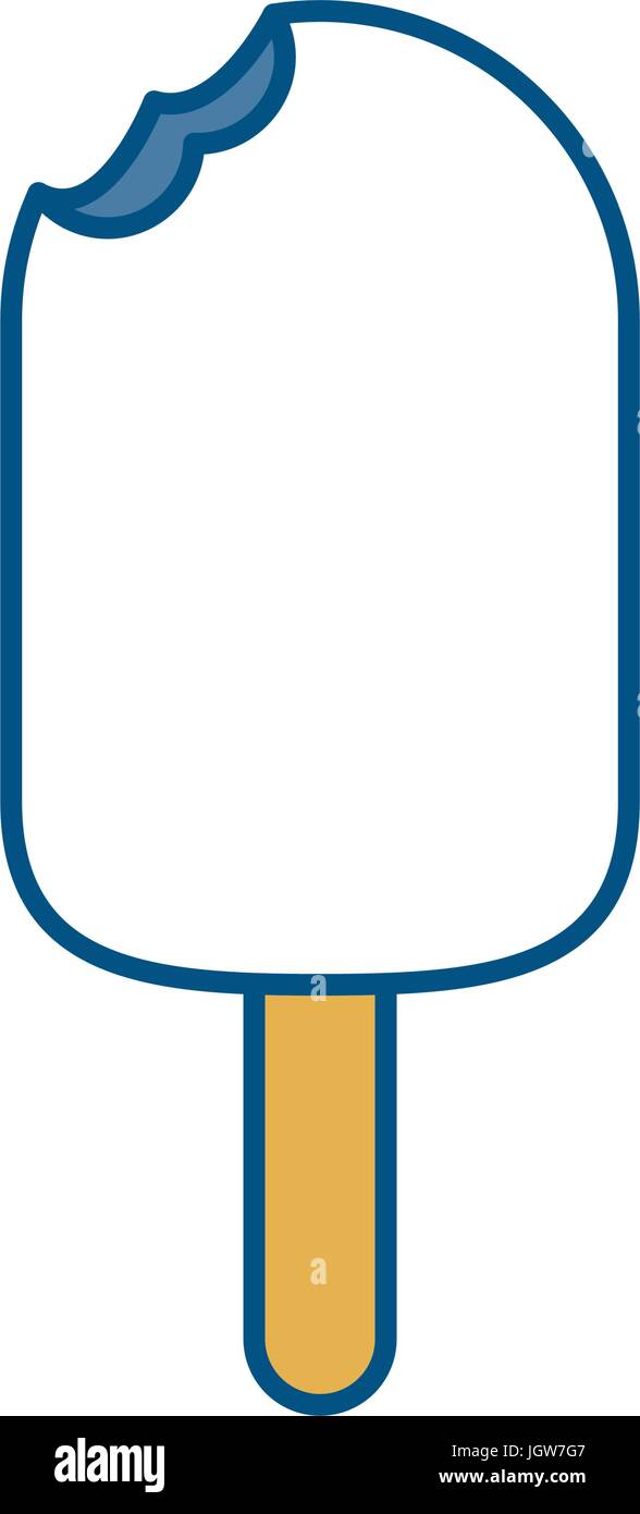 ice cream bar icon over white background vector illustration Stock Vector Image & Art - Alamy