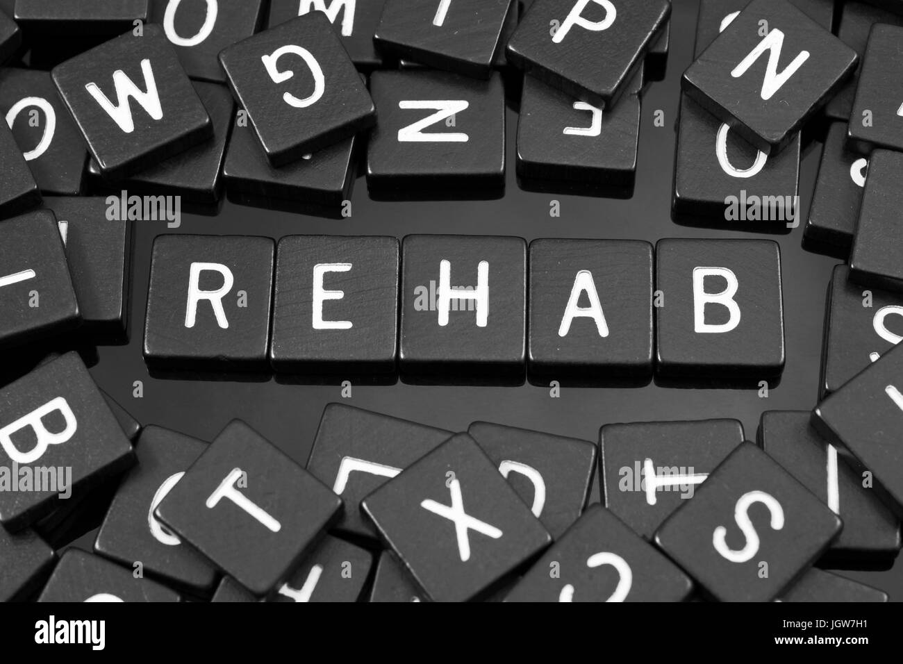 Rehab background Black and White Stock Photos & Images - Alamy