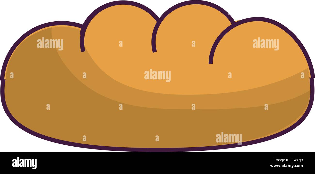 bread icon over white background vector illustration Stock Vector Image ...