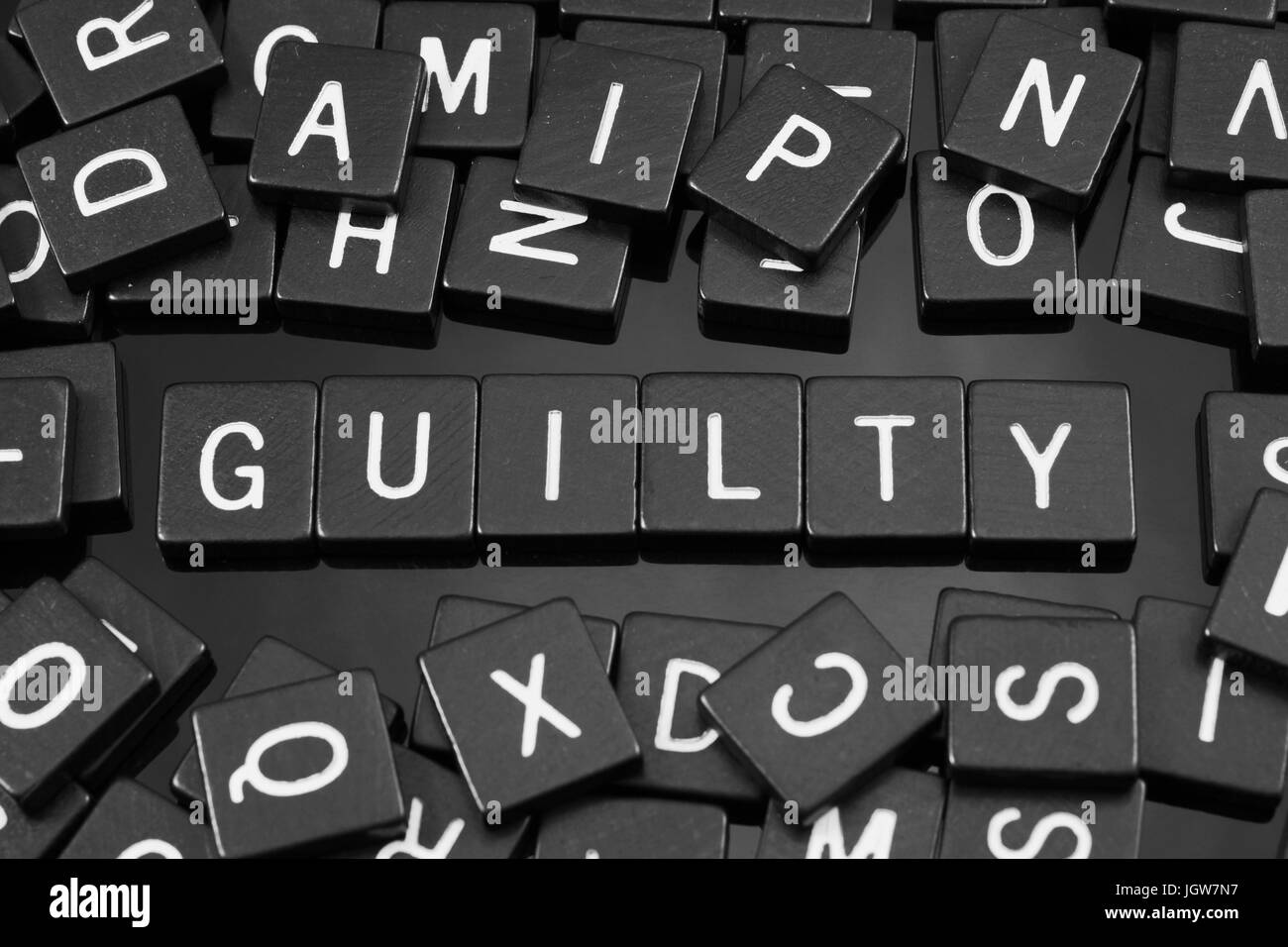 Guilty Word High Resolution Stock Photography and Images - Alamy