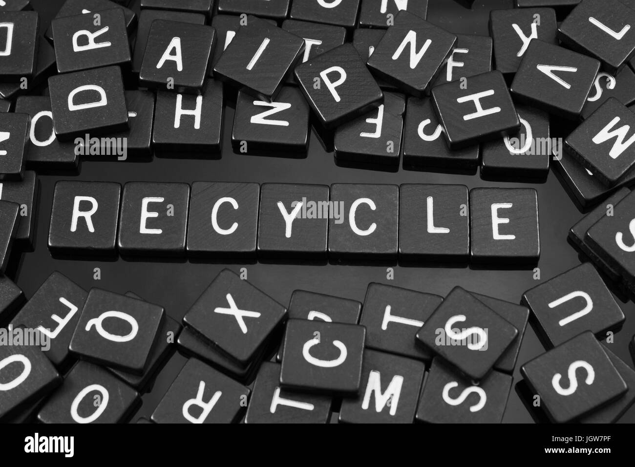 Plastic letters Black and White Stock Photos & Images - Alamy