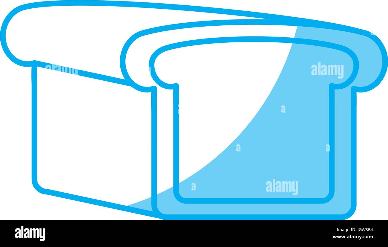 bread icon over white background vector illustration Stock Vector Image ...