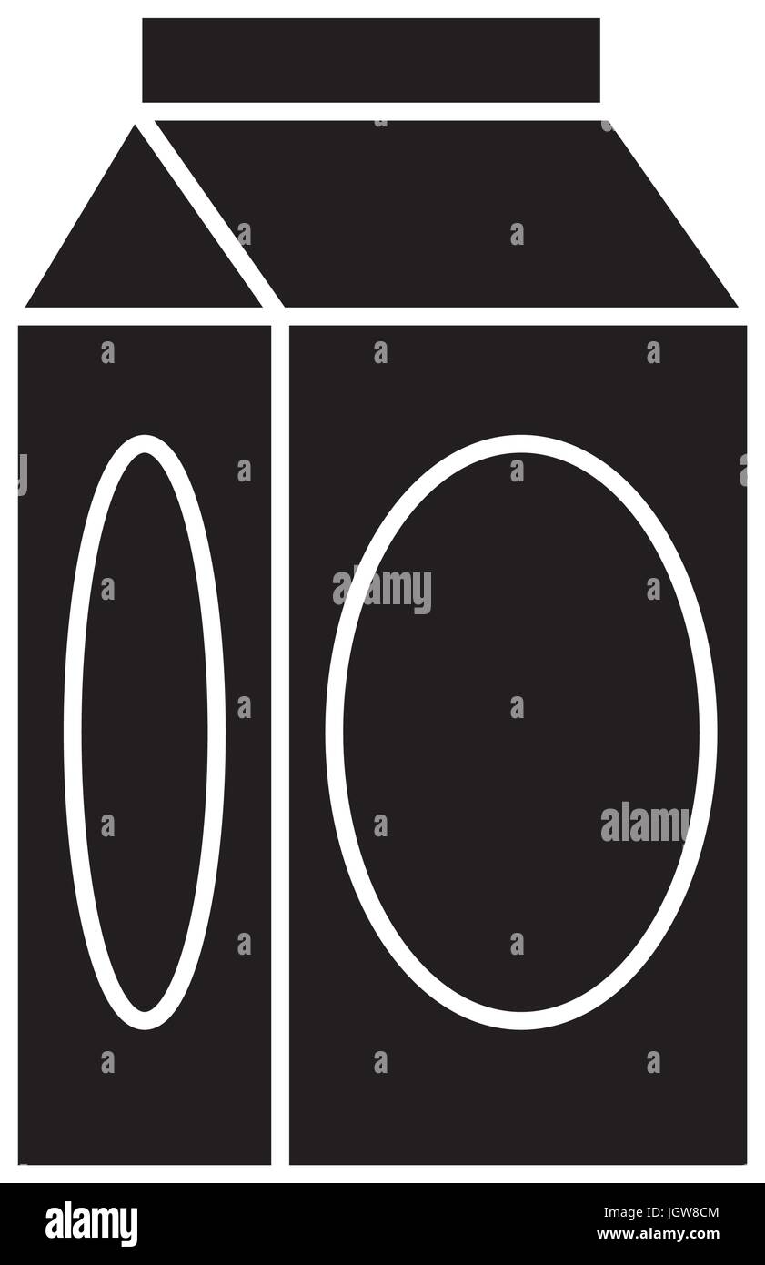 milk box icon Stock Vector Image & Art - Alamy