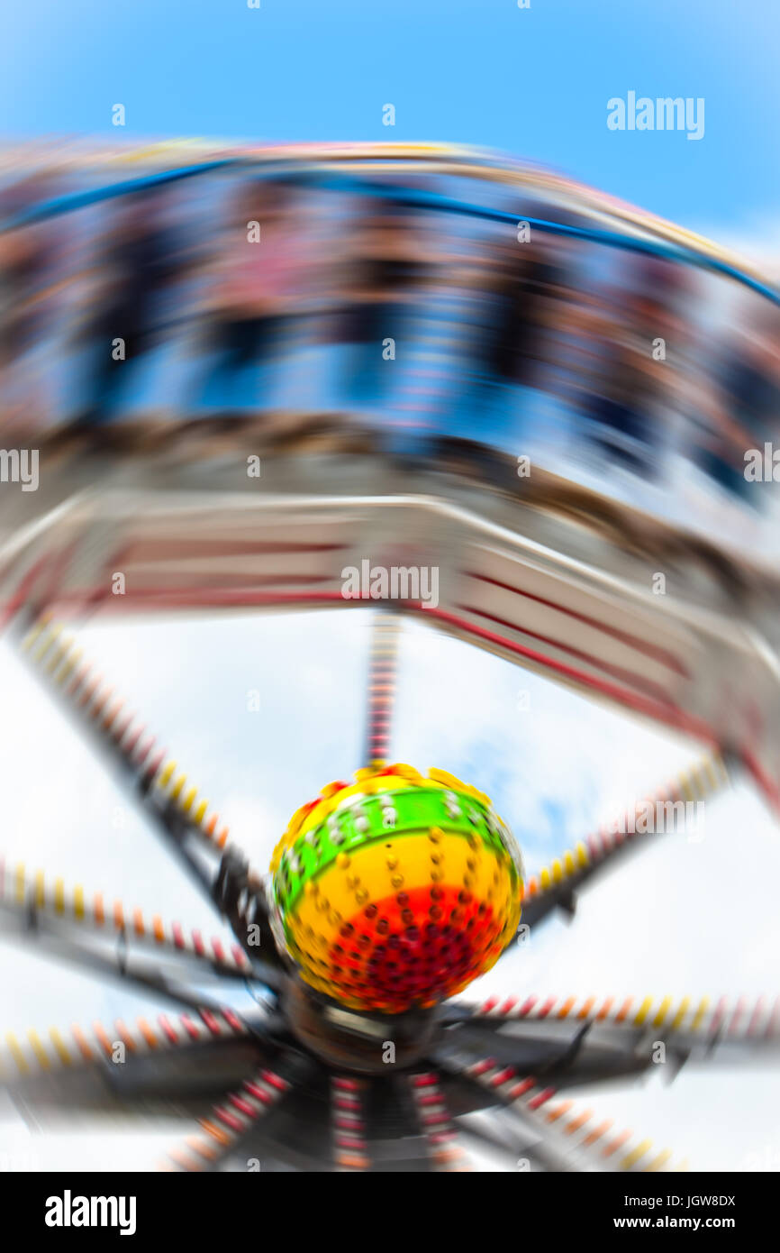 Spinning fairground ride hi-res stock photography and images - Alamy