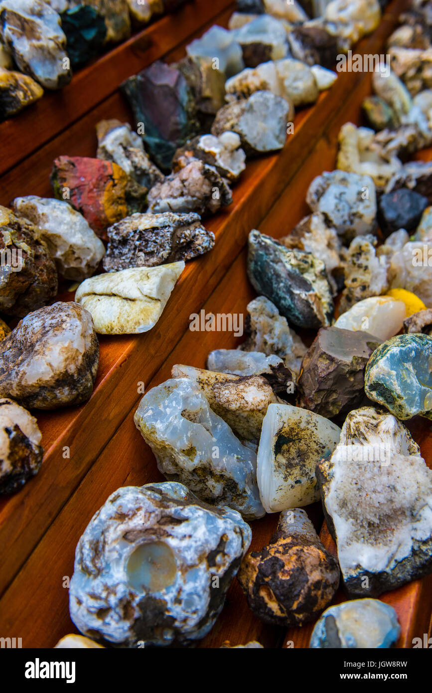 Various Icelandic rocks and minerals Stock Photo - Alamy