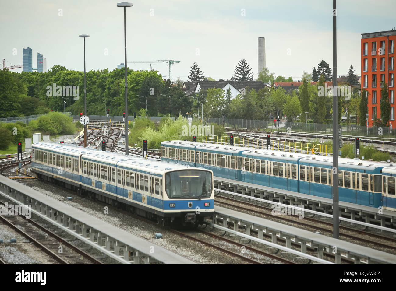 Frottmaning u bahn station in munich hi-res stock photography and ...