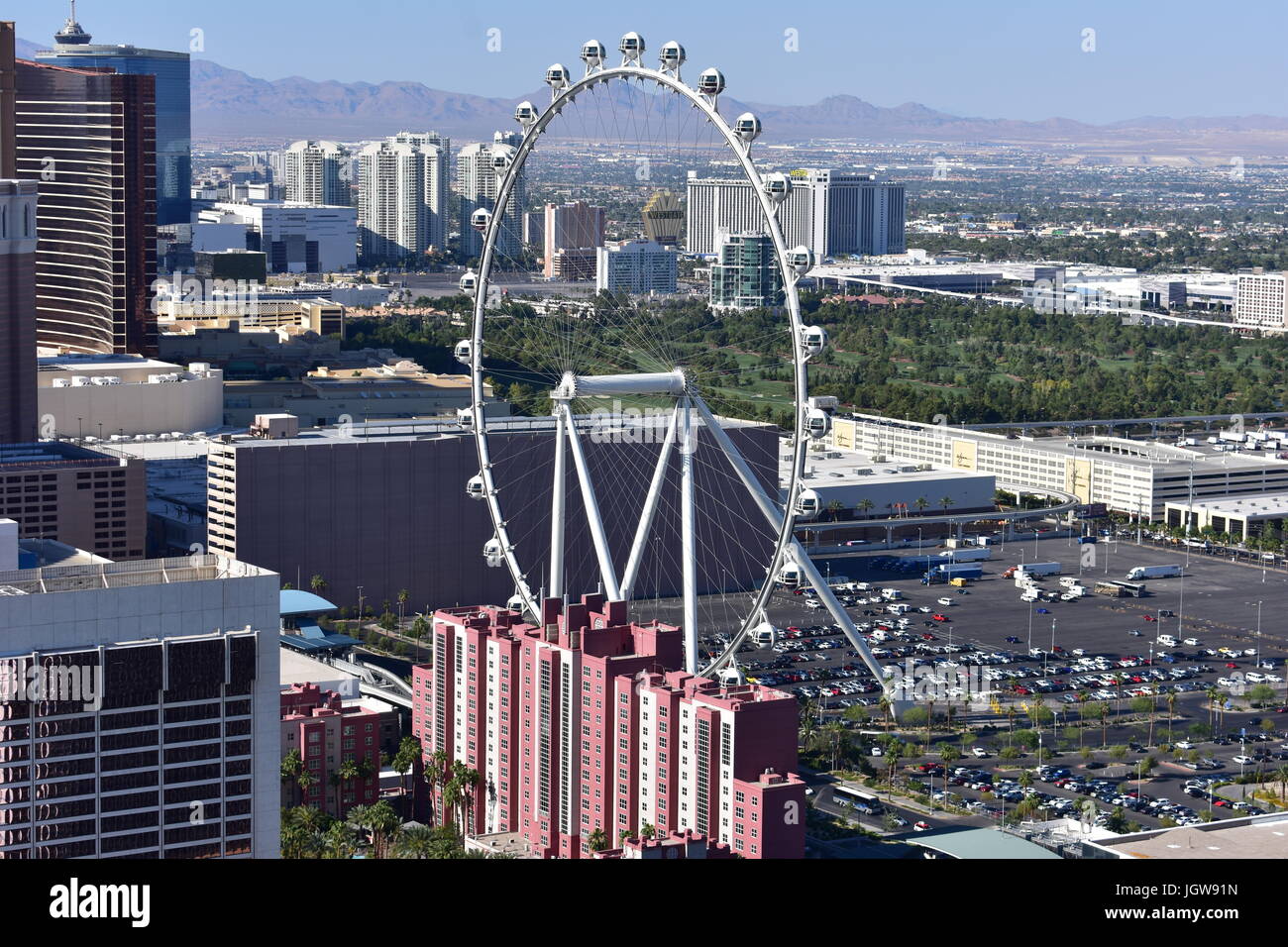 Las Vegas, Nevada - USA - June 05,2017 - High Roller Ferris Wheel Las ...