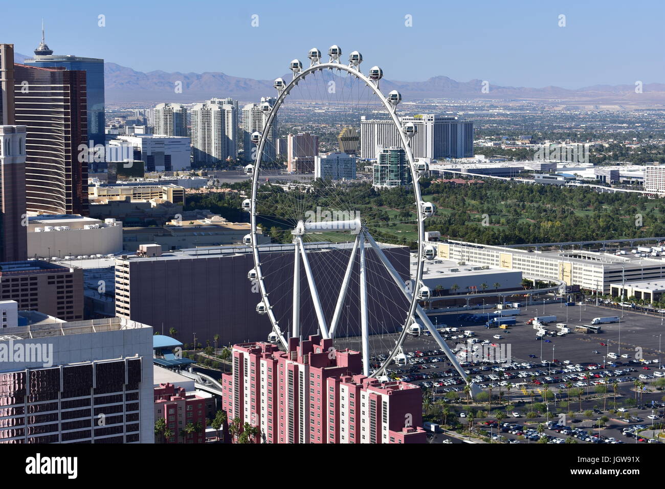 Las Vegas, Nevada - USA - June 05,2017 - Ferris Wheel Las Vegas Stock ...
