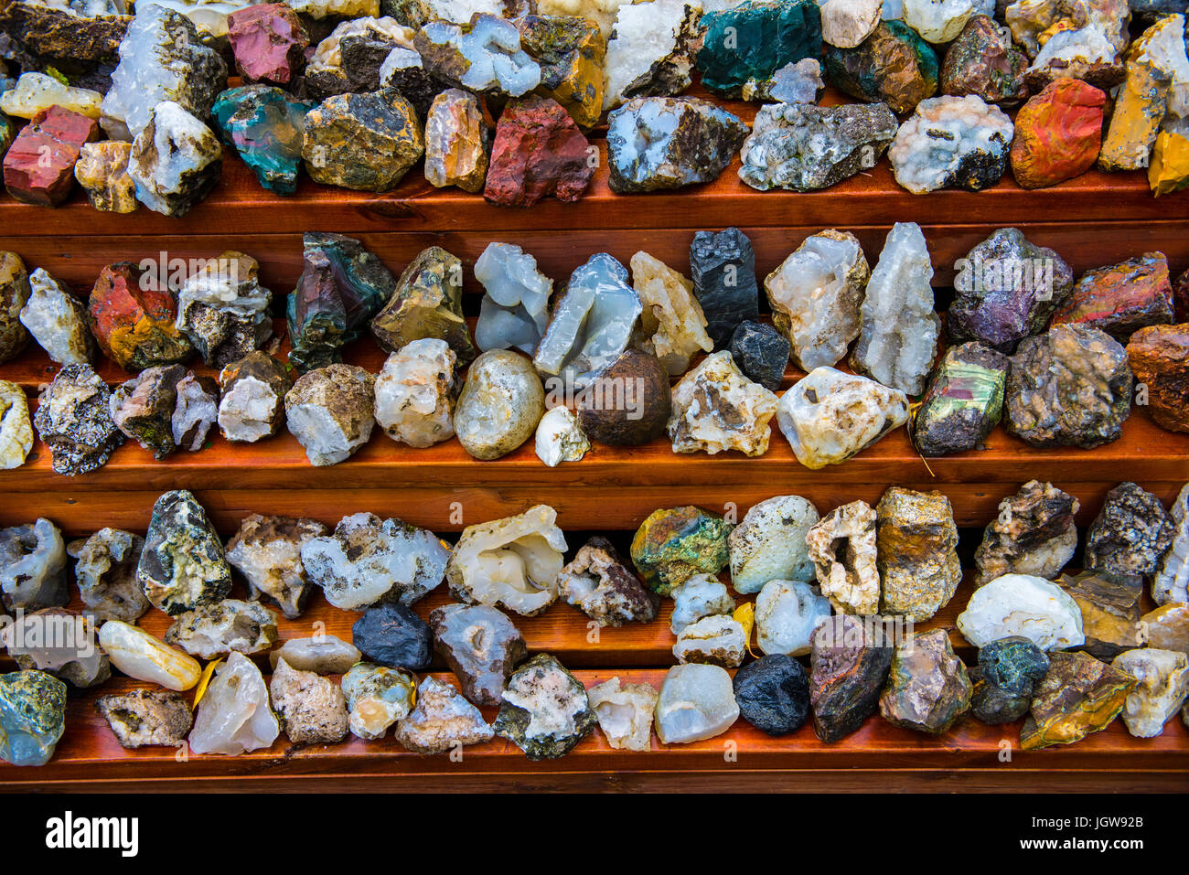 Various Icelandic rocks and minerals Stock Photo - Alamy