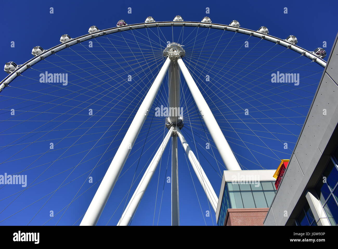 High Roller Observation Wheel Vegas High Resolution Stock Photography ...