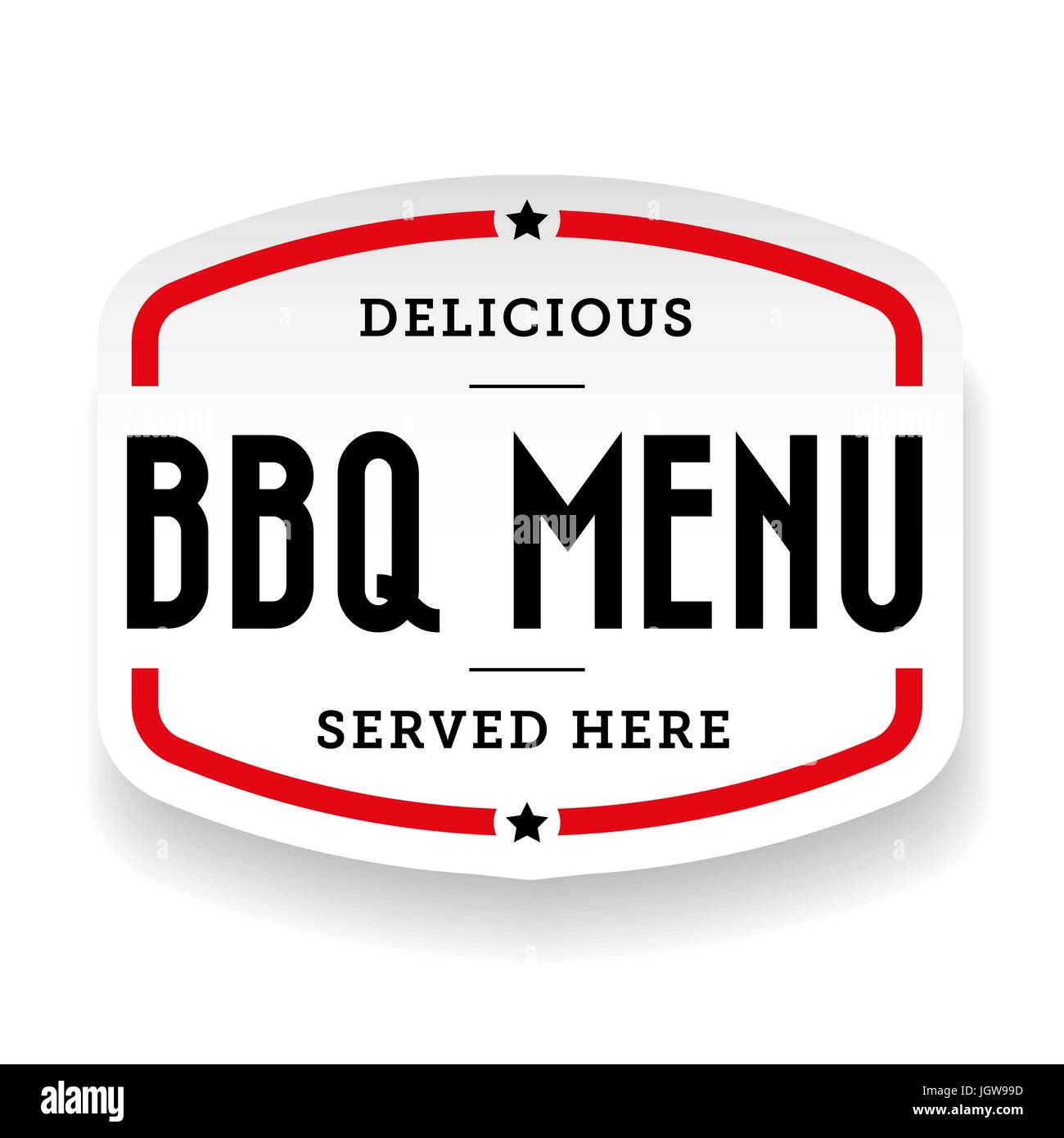 Barbecue icon bbq vector Cut Out Stock Images & Pictures - Alamy