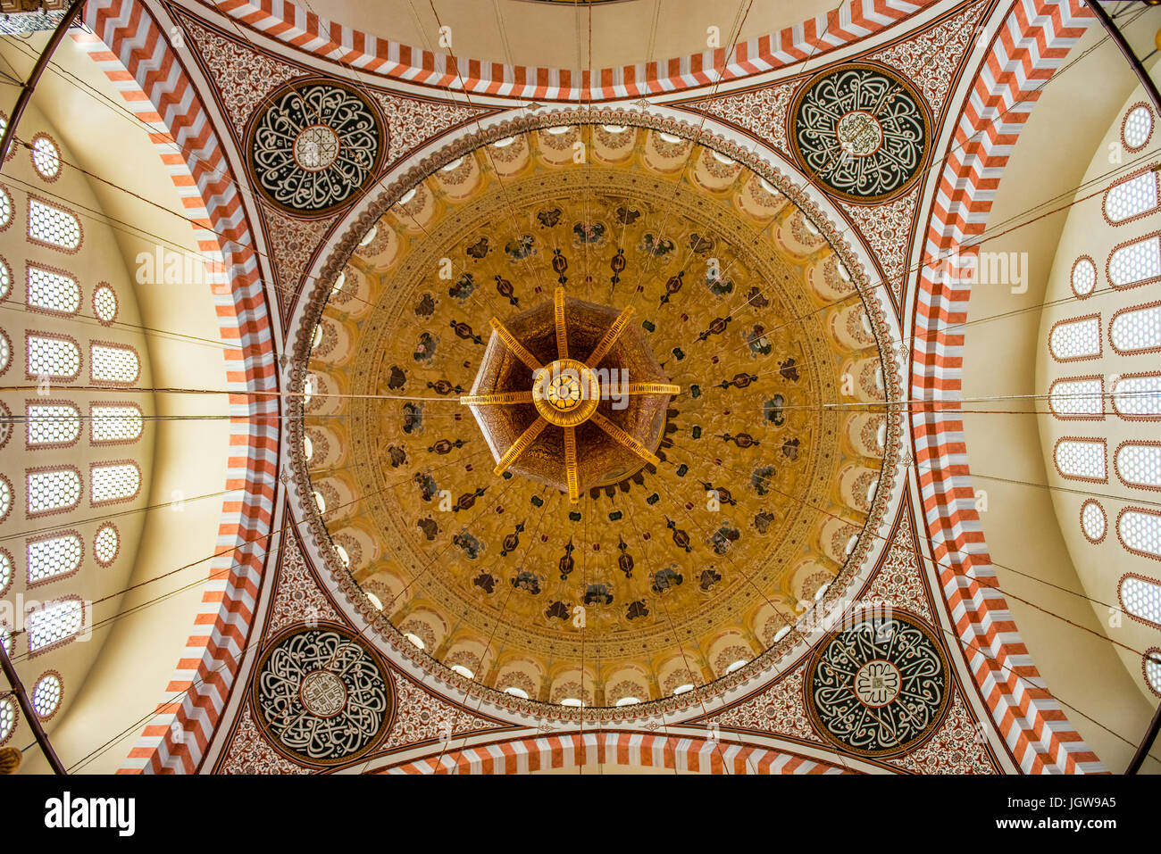Blue mosque ceilings hi-res stock photography and images - Alamy