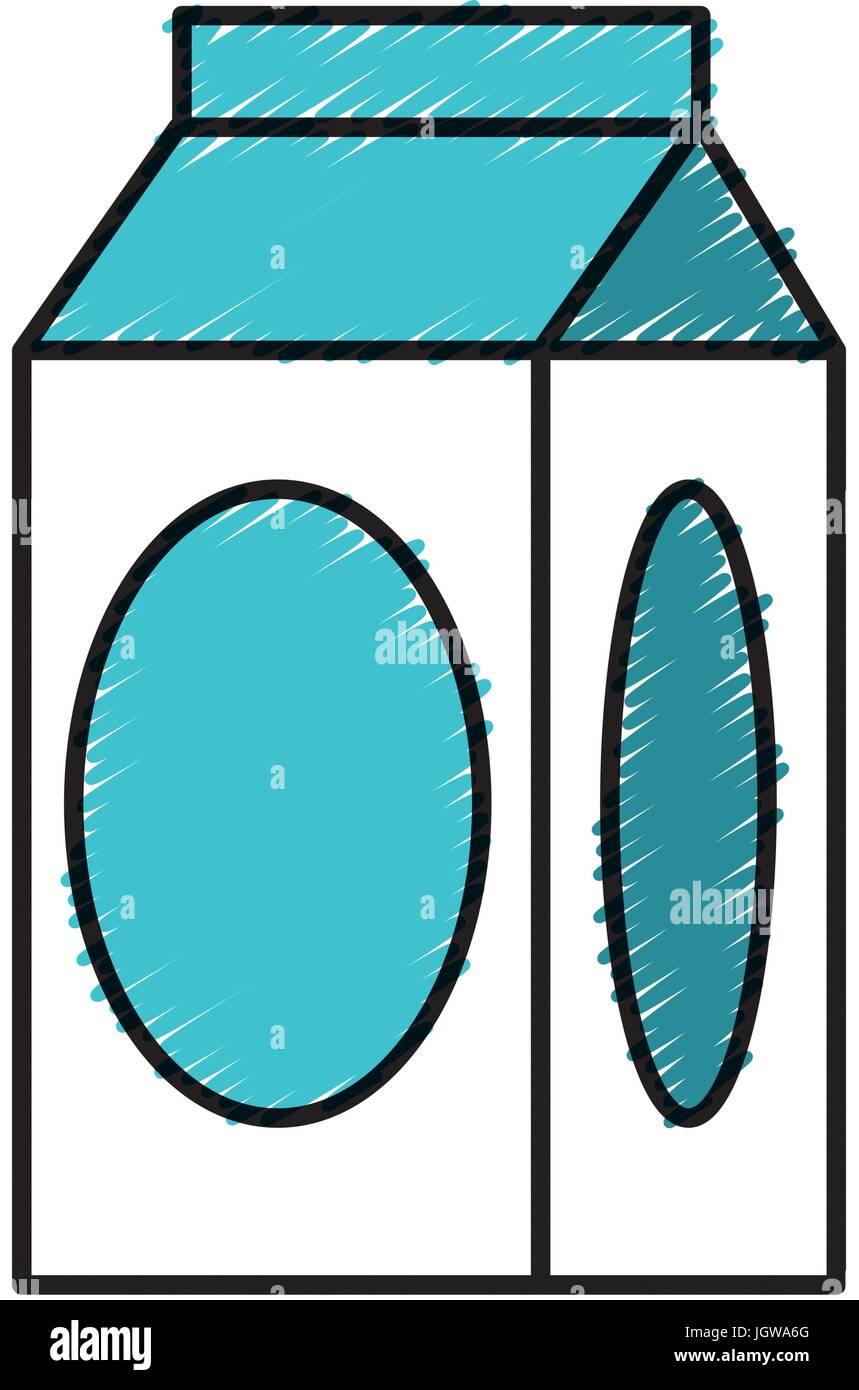 milk box icon over white background vector illustration Stock Vector ...