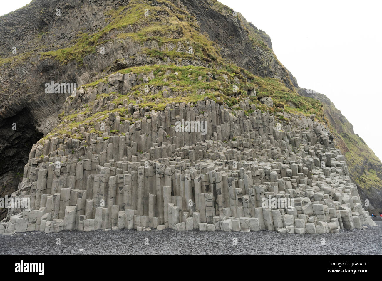 Basalt columns texture Stock Photo - Alamy