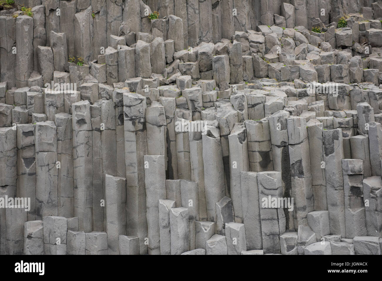 Basalt columns texture Stock Photo - Alamy