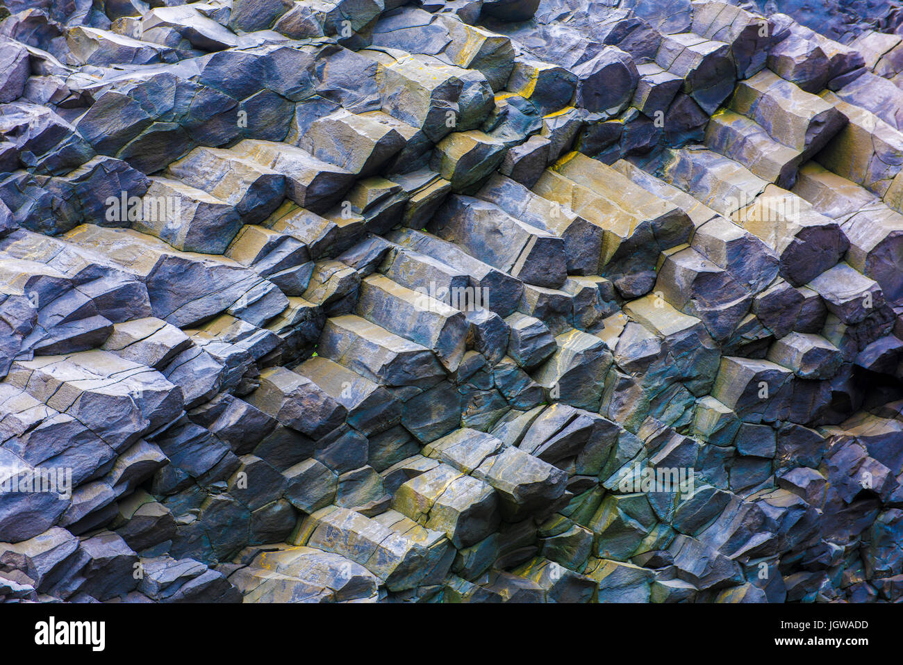 Basalt columns texture Stock Photo - Alamy