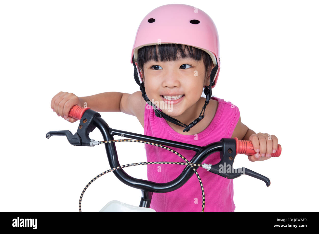 Chinese girl riding bicycle in hi-res stock photography and images - Alamy