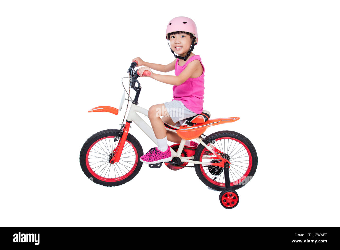 Chinese Girl Riding Bicycle In High Resolution Stock Photography and ...