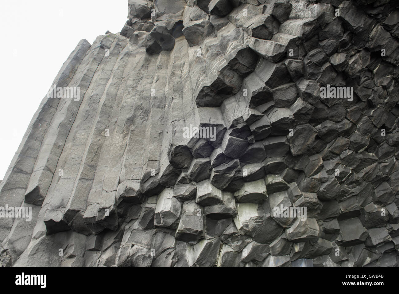 Basalt columns texture Stock Photo - Alamy