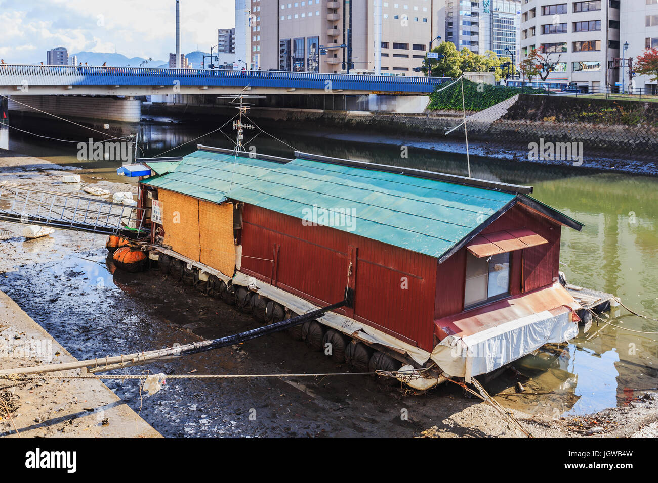 Boat House in Hiroshima, Japan Stock Photo - Alamy