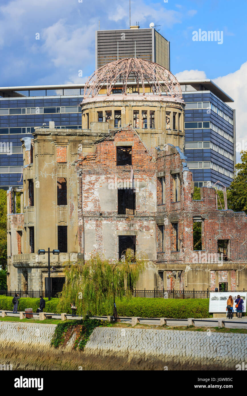 Hiroshima Peace Memorial (Genbaku Dome) in Hiroshima Peace Memorial ...