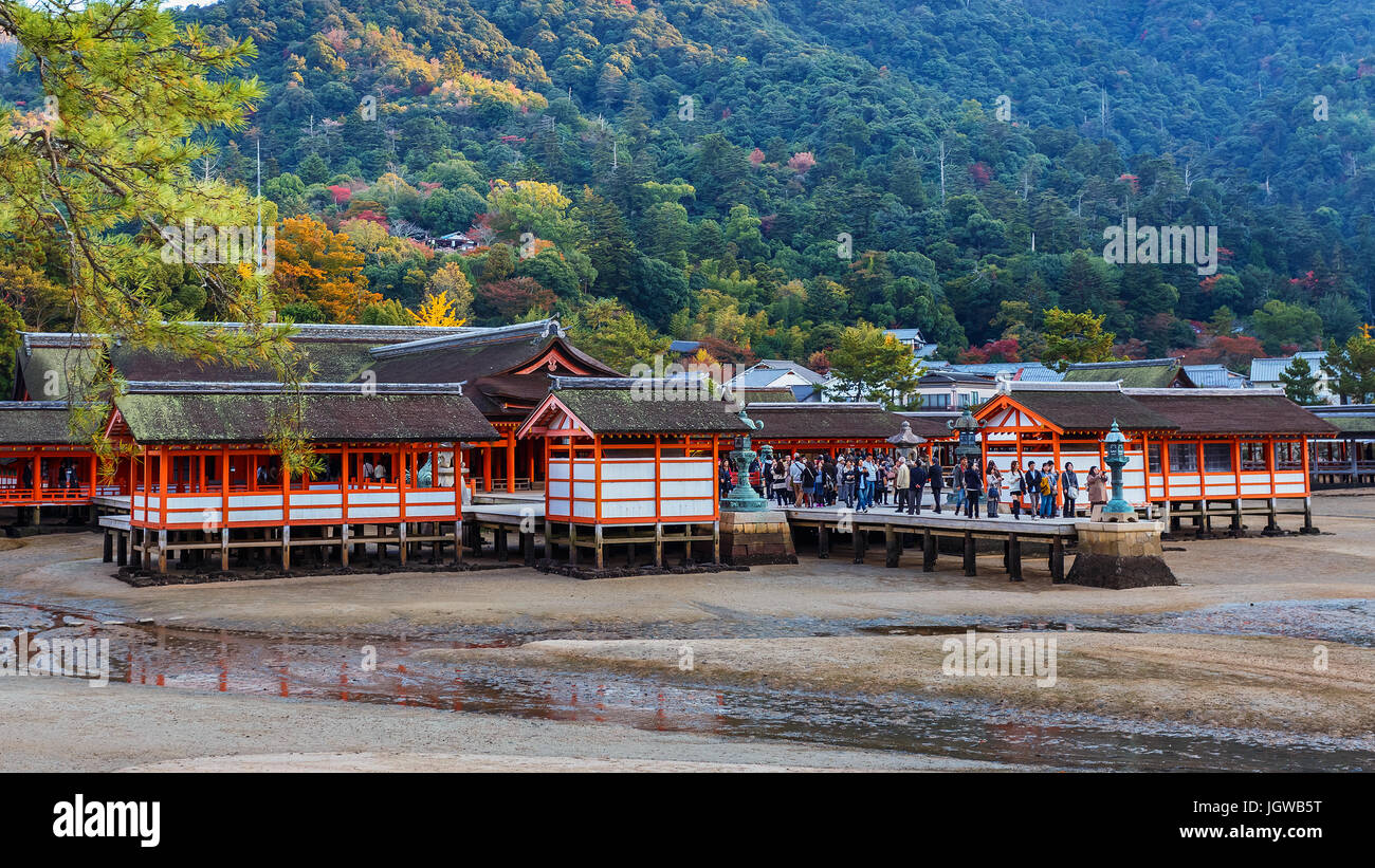Itsukushima Jinja Shrine in Miyajima, Japan Stock Photo - Alamy