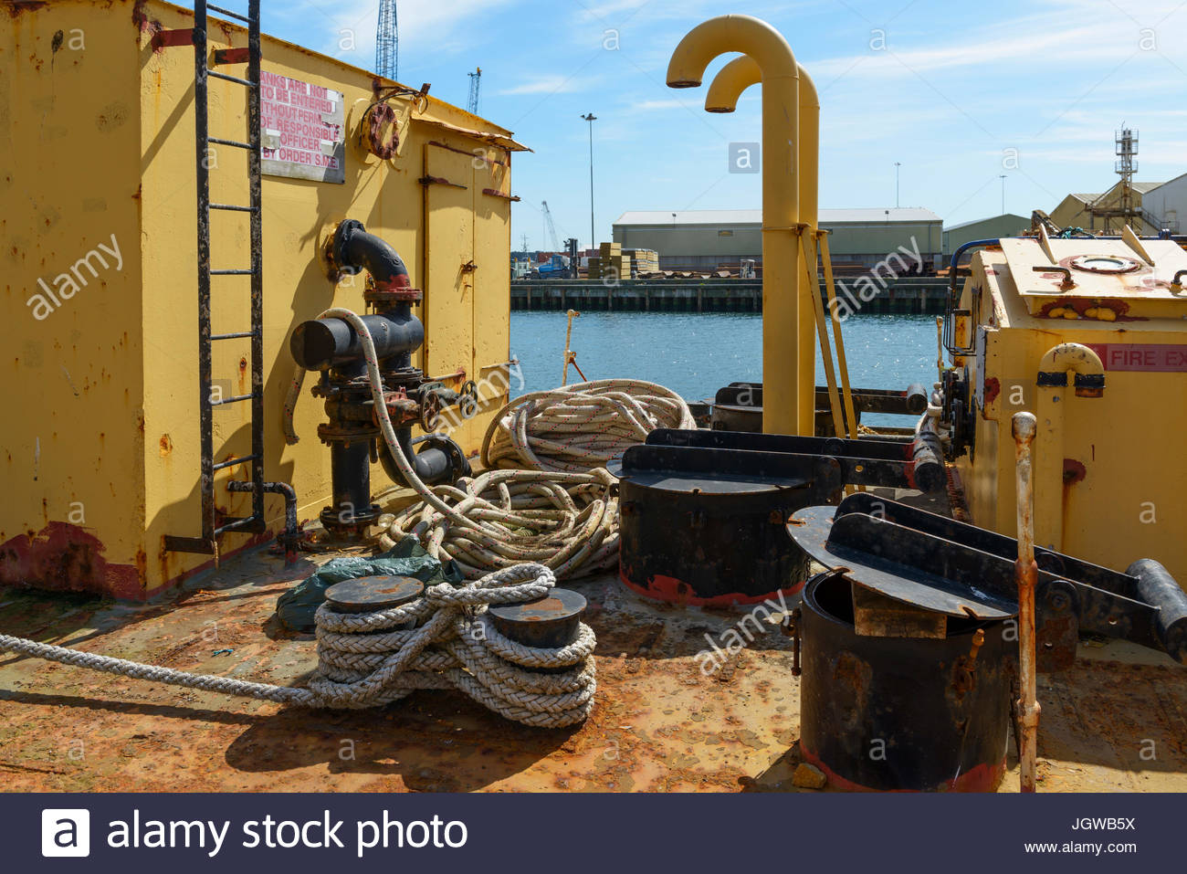 Ship Deck Pipes High Resolution Stock Photography and Images - Alamy