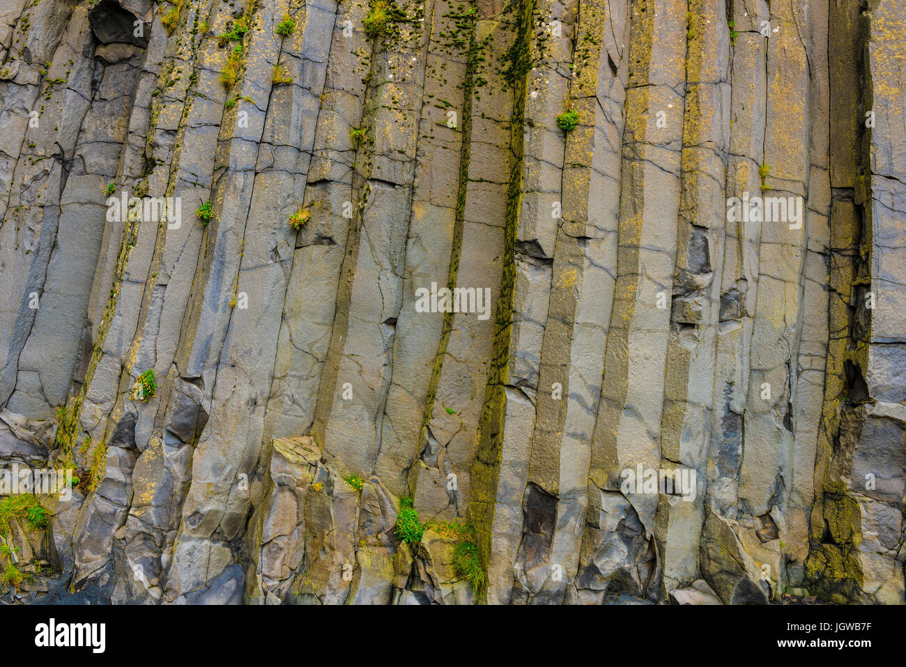 Basalt columns texture Stock Photo - Alamy