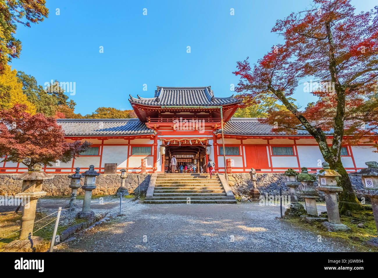 Tamukeyama Hachimangu in Nara, Japan Stock Photo - Alamy