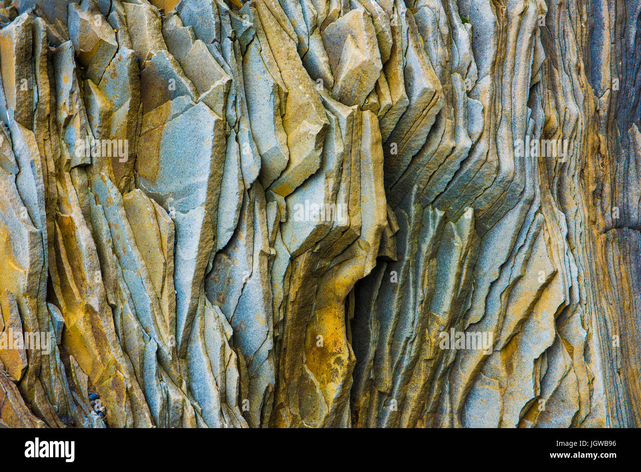 Basalt columns texture Stock Photo - Alamy