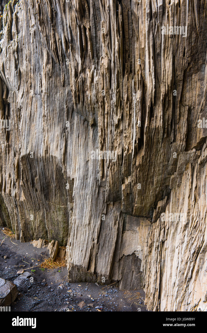 Basalt columns texture Stock Photo - Alamy