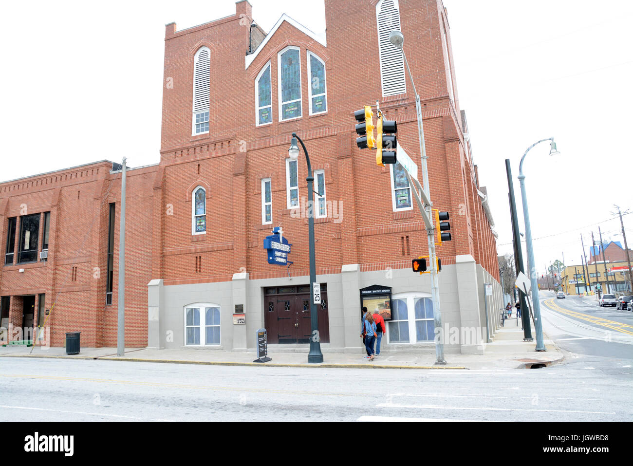 ATLANTA, GEORGIA, UNITED STATES The home of Ebenezer Baptist Church ...