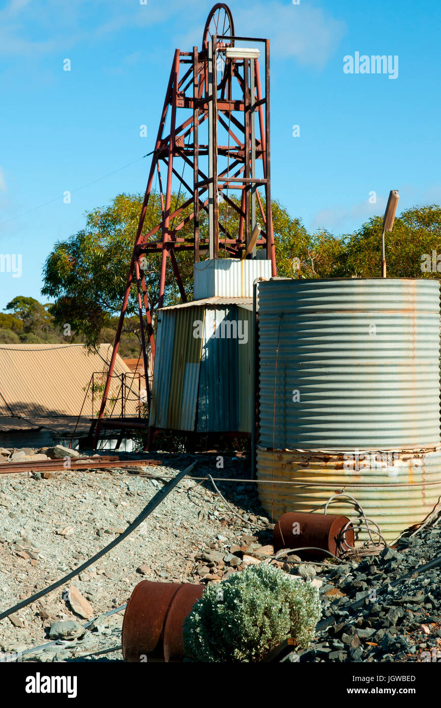 Abandoned Old Mining Operation Stock Photo - Alamy